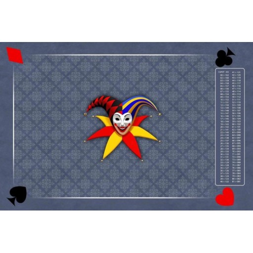 Tapis de Belote Carré - 60x60cm - MonTapisDeJeux Belote rectangles ...